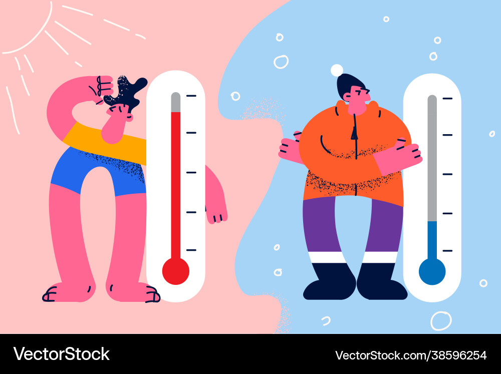 Meteorology thermometers and measuring temperature