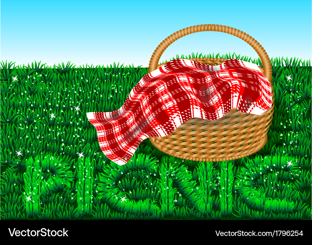 Picnic Royalty Free Vector Image - VectorStock