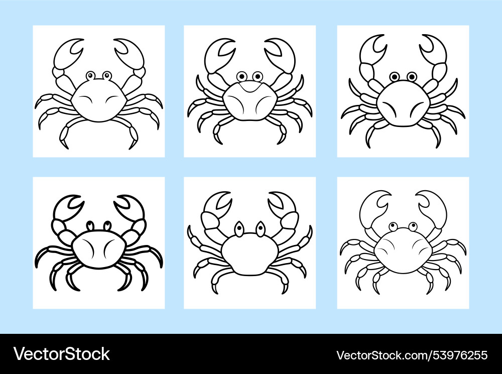 Crab Royalty Free Vector Image - VectorStock