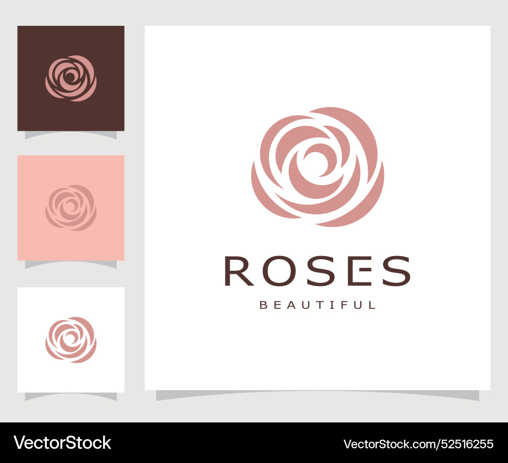 Flower logo icon Royalty Free Vector Image - VectorStock
