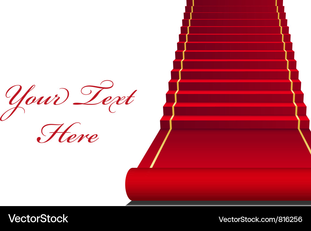 Elegant Red Carpet Event Royalty Free Vector Image