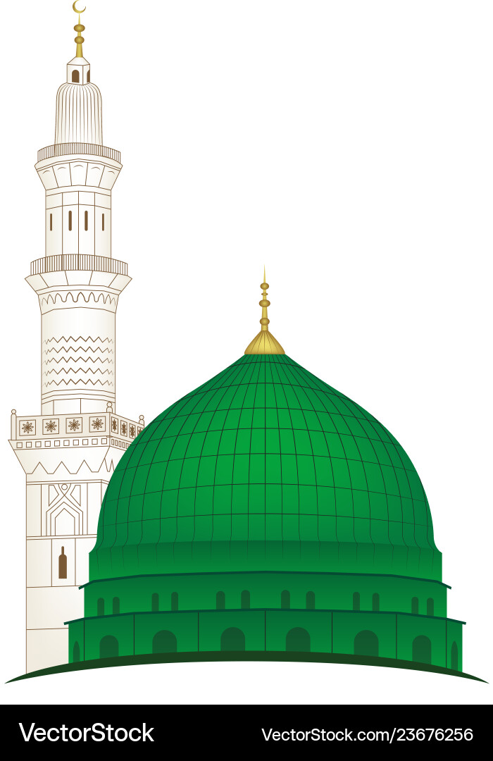 Gumbad e khazra Royalty Free Vector Image - VectorStock