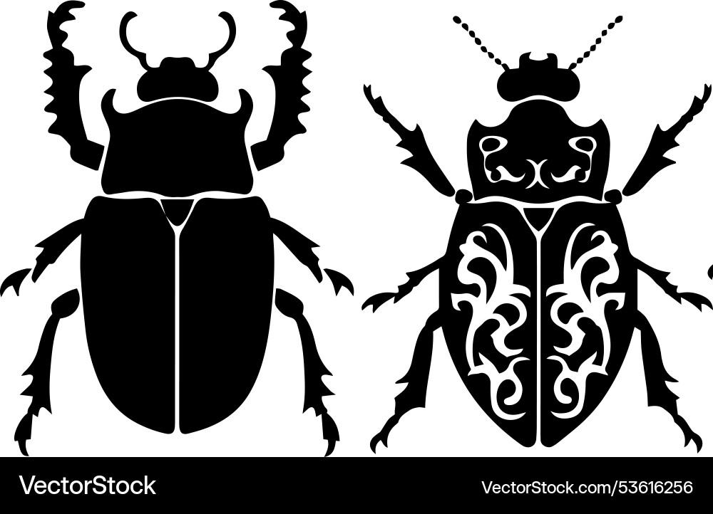 Set bugs Royalty Free Vector Image - VectorStock