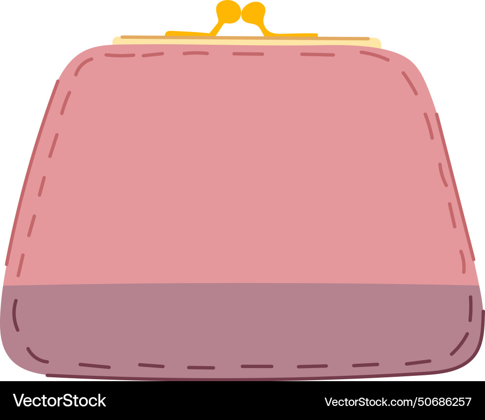 Purchase wallet vintage cartoon Royalty Free Vector Image