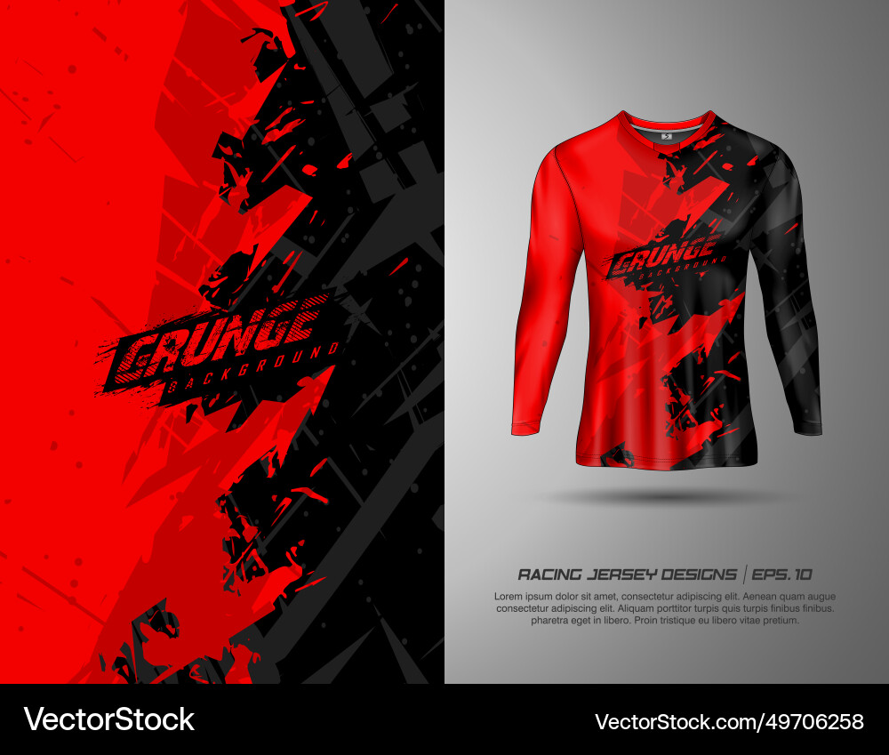 Grunge Soccer Jersey Background Royalty Free Vector Image