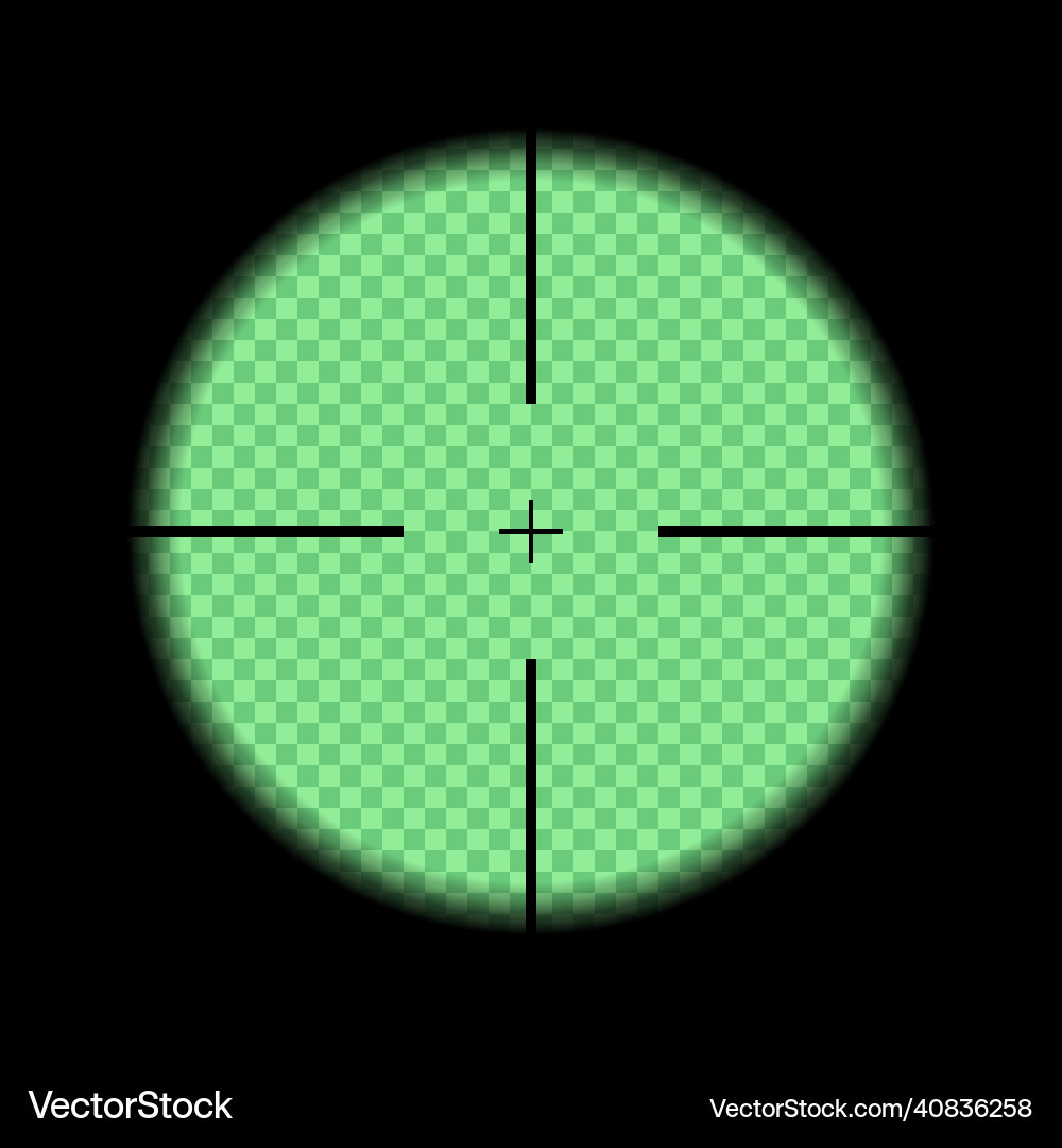 Gun viewfinder scope Royalty Free Vector Image