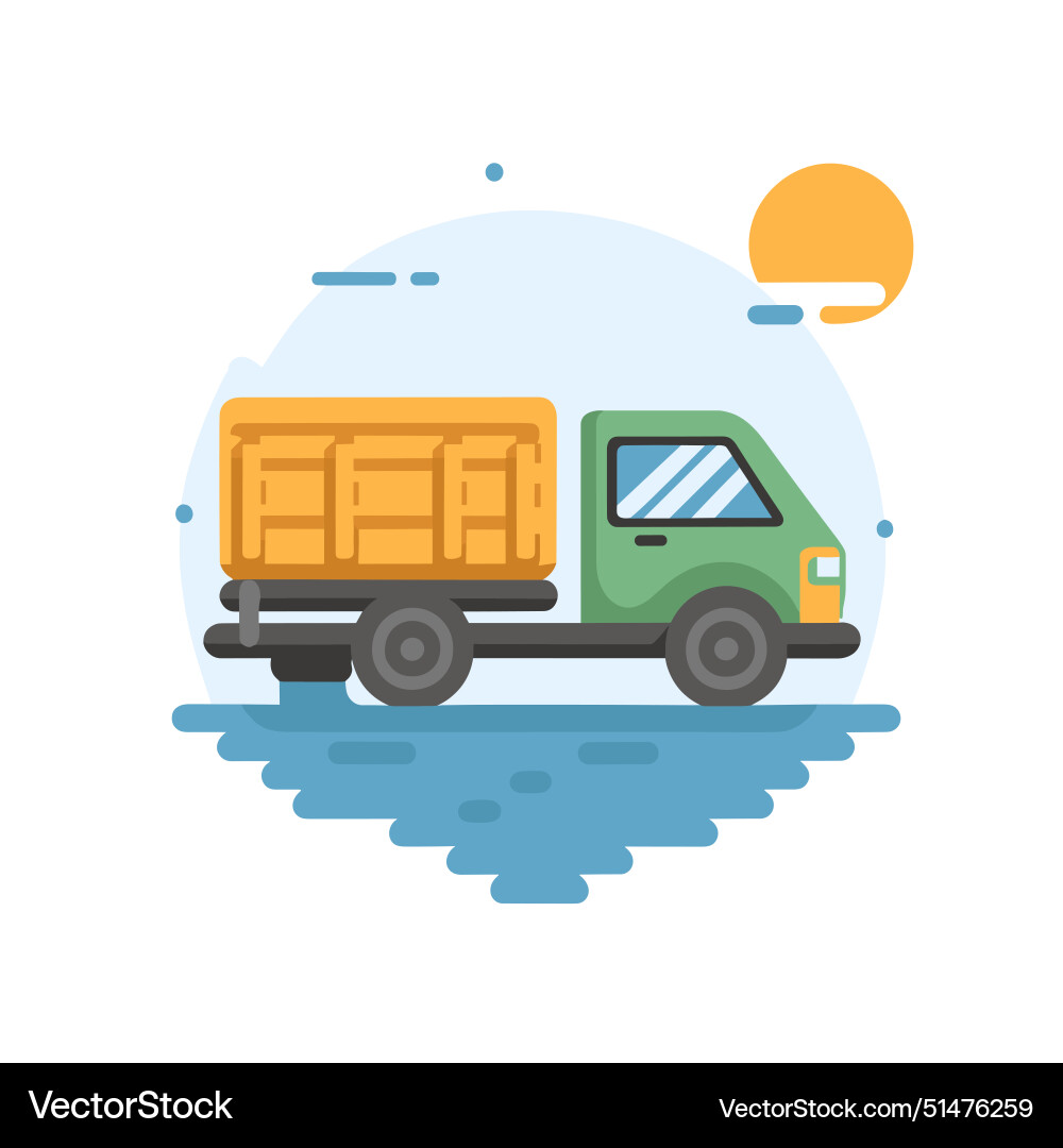 Vehicle flat style Royalty Free Vector Image - VectorStock