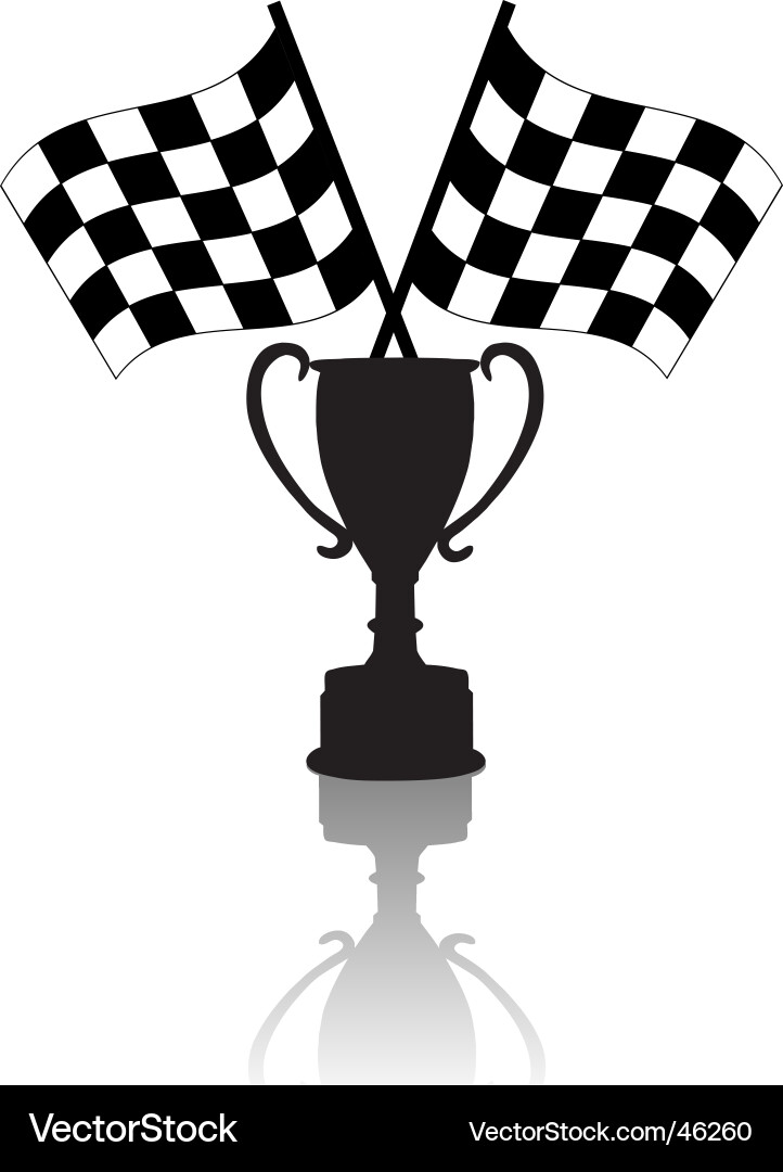 Flags and victory Royalty Free Vector Image - VectorStock