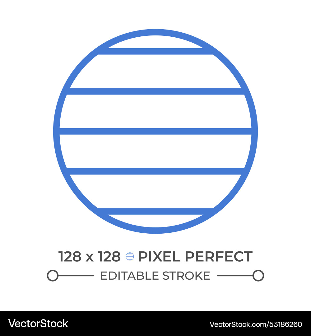 Latitude two color line icon Royalty Free Vector Image