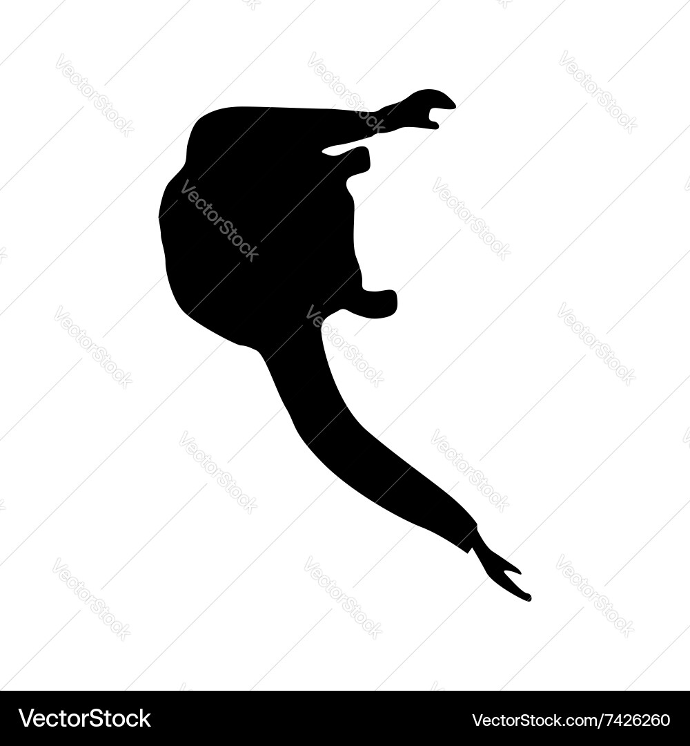 People silhouette view from above Royalty Free Vector Image
