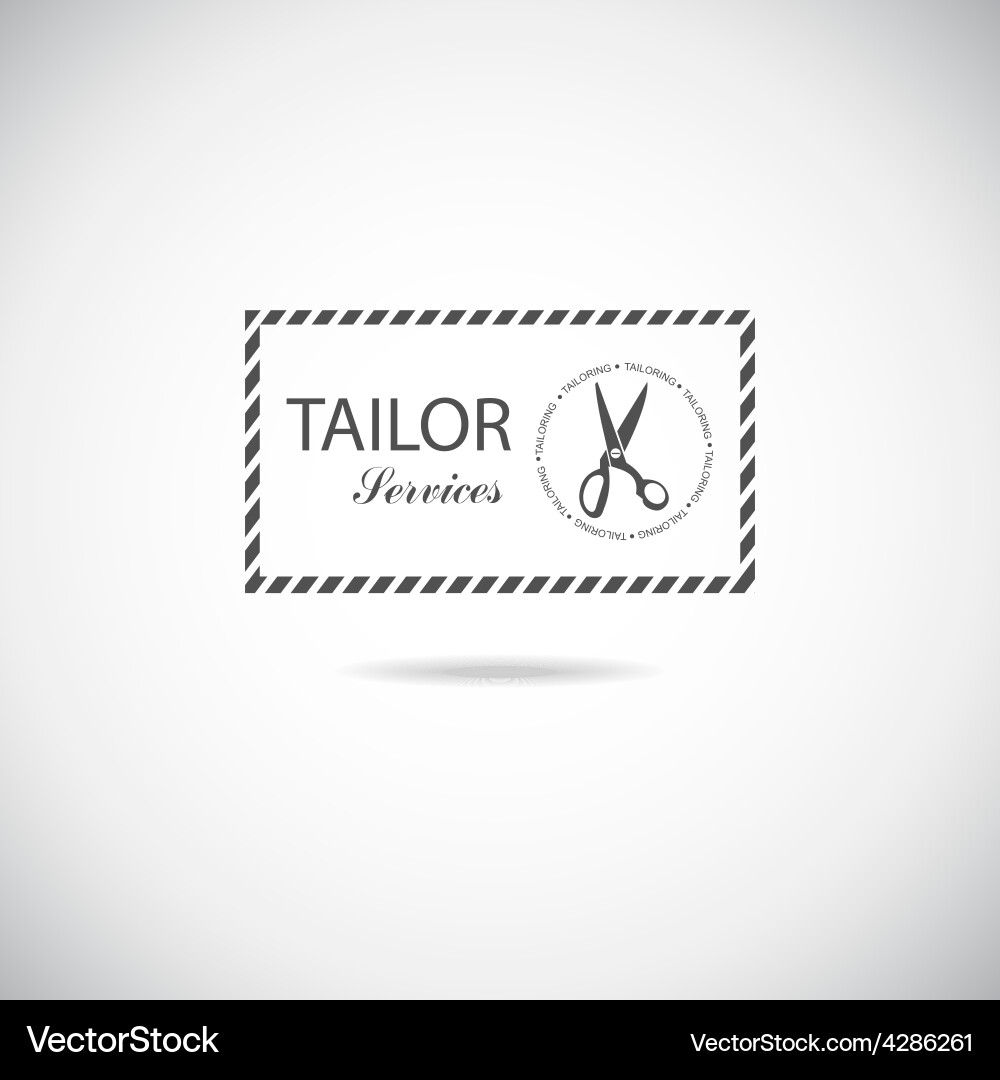 Tailor Royalty Free Vector Image - VectorStock