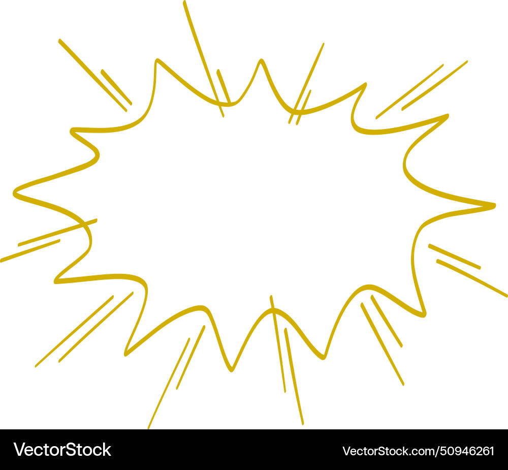 Wow surprised speech bubble cartoon Royalty Free Vector