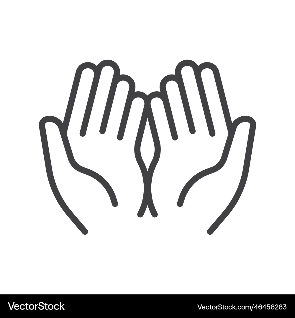 Hand Praise Symbol Vector Images (over 820)