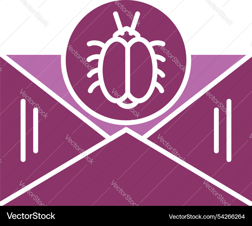 Email virus Royalty Free Vector Image - VectorStock
