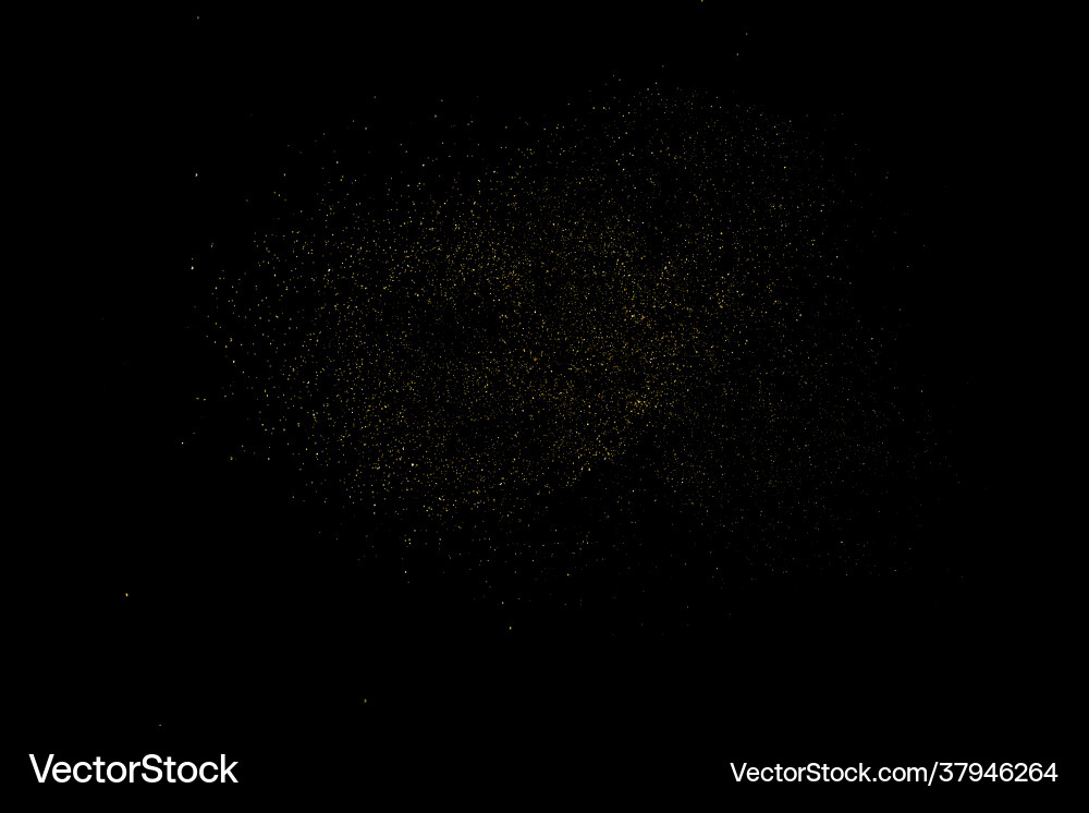Golden stardust Royalty Free Vector Image - VectorStock
