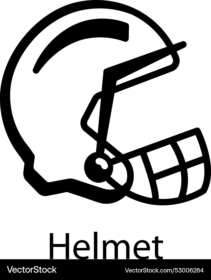 Helmet Royalty Free Vector Image - VectorStock