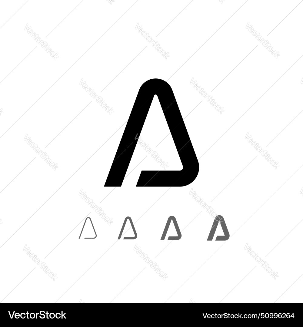 Technical digital alphabet font letter set Vector Image
