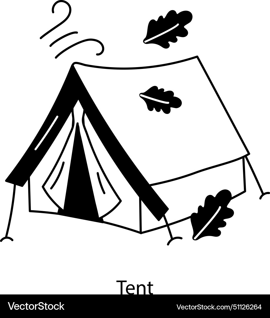Tent Royalty Free Vector Image - VectorStock