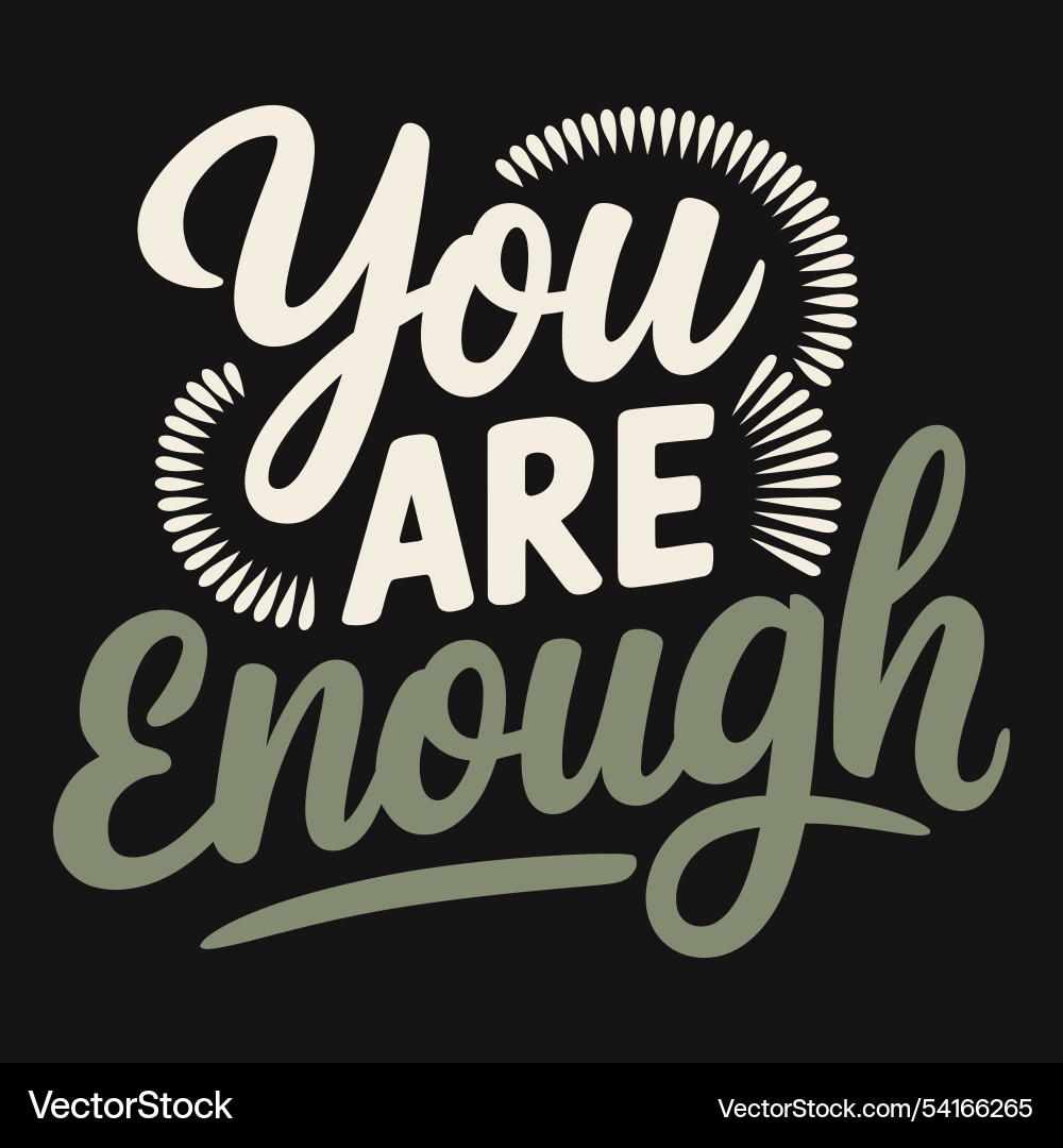 Celebrate yourself embrace every aspect Royalty Free Vector