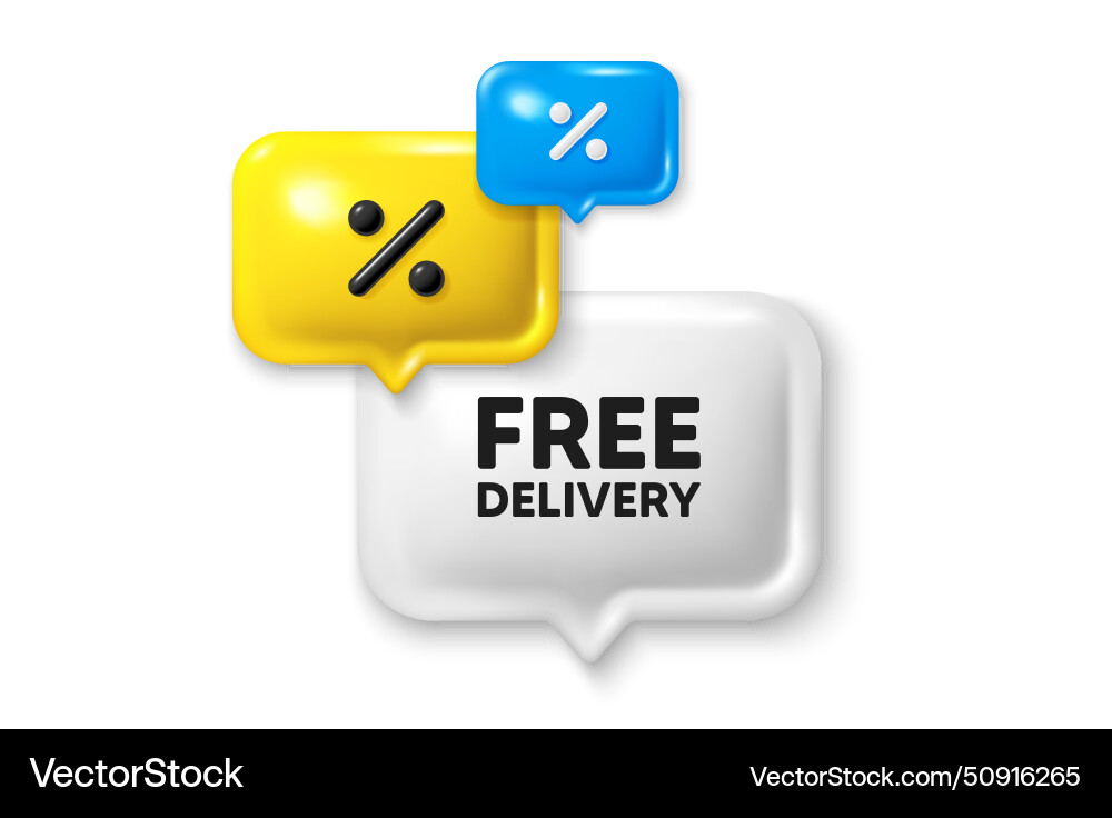 Free delivery tag shipping and cargo service Vector Image
