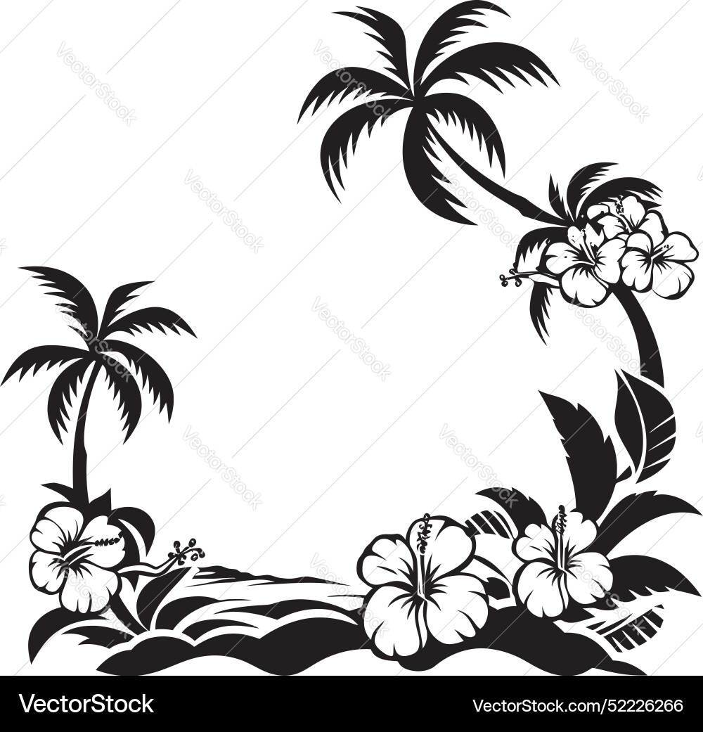 Botanic bounty chic logo highlighting decorative Vector Image