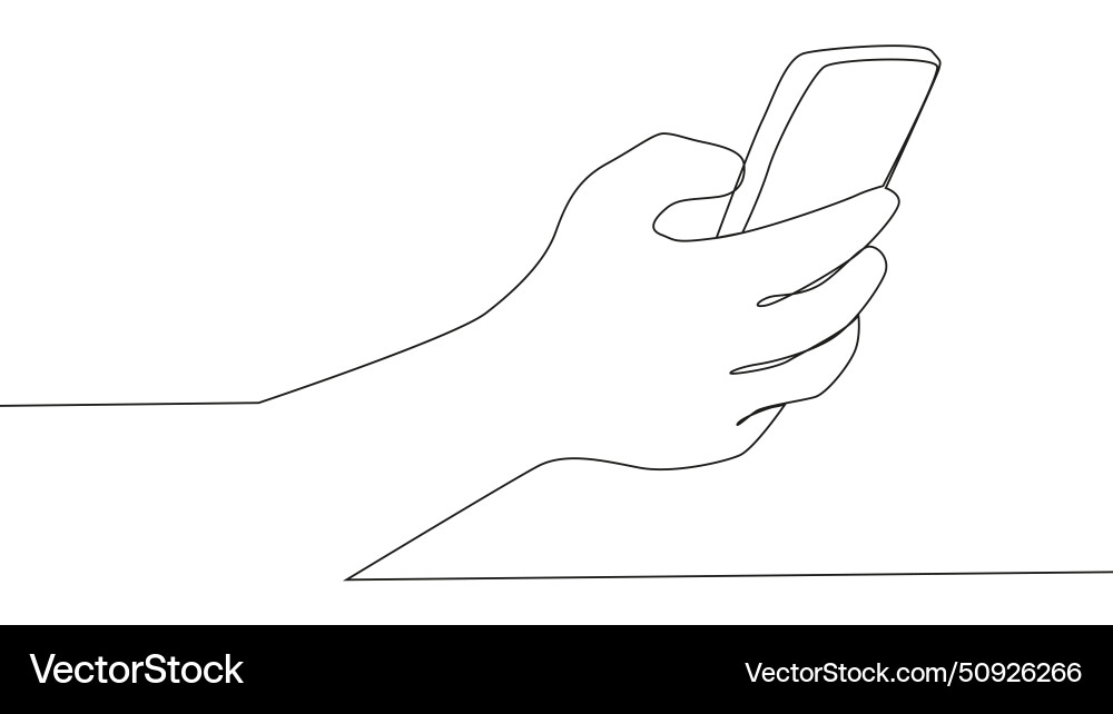 Self drawing animation of continuous one line Vector Image