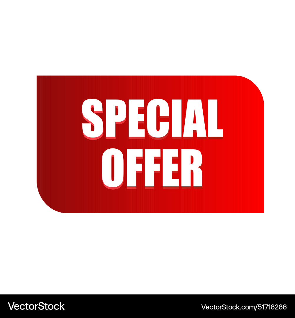 Special offer Royalty Free Vector Image - VectorStock