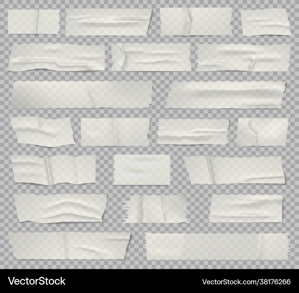 Sticky Tapes and Strips Royalty Free Vector Image