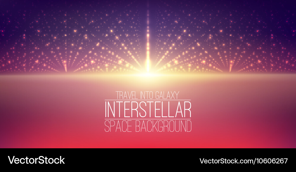 Interstellar space backgroundcosmic galaxy Vector Image