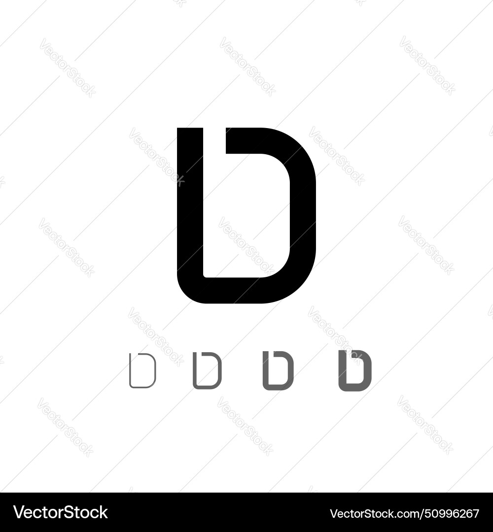 Technical digital alphabet font letter set Vector Image