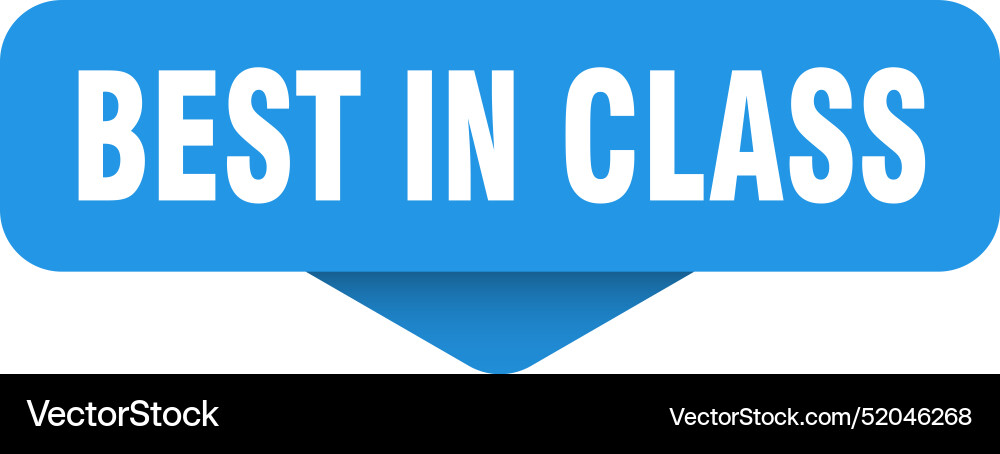 Best in class sticker sign Royalty Free Vector Image
