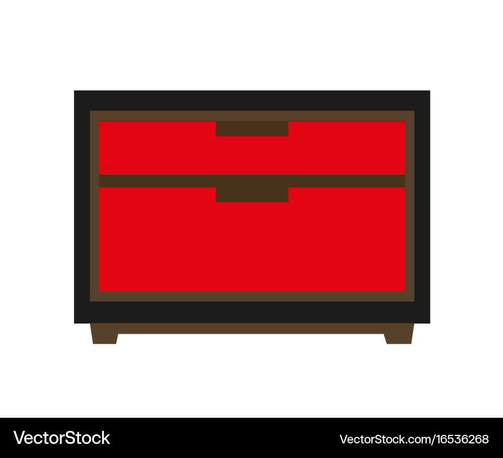 Small red chest Royalty Free Vector Image - VectorStock