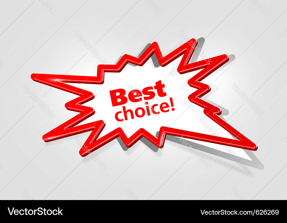 Best choice Royalty Free Vector Image - VectorStock