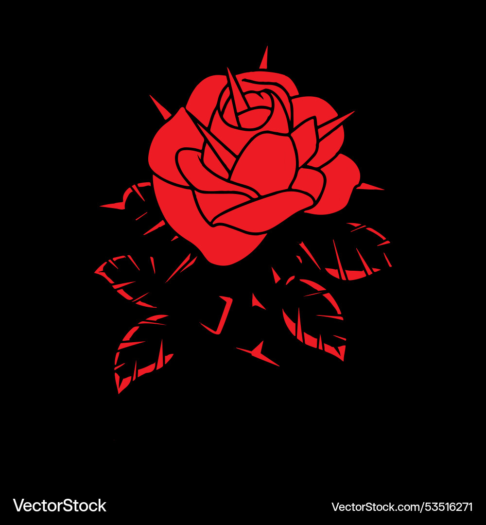 Rose flower icon Royalty Free Vector Image - VectorStock