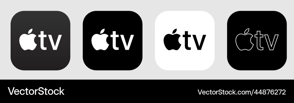 App icon apple tv Royalty Free Vector Image - VectorStock