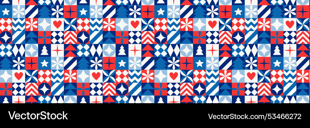Seamless pattern year symbols Royalty Free Vector Image