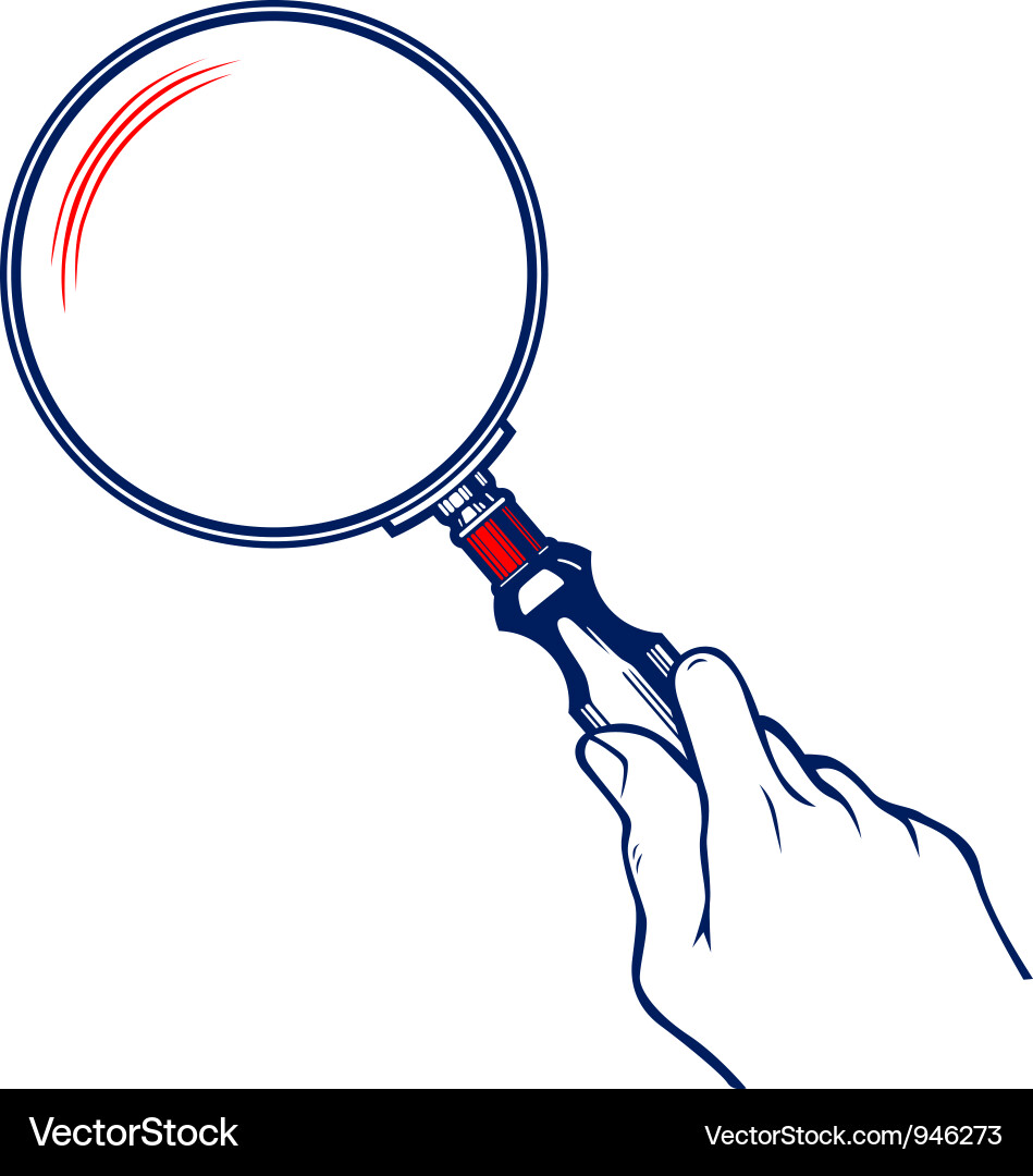 Magnifying Glass - Focus Royalty Free Vector Image