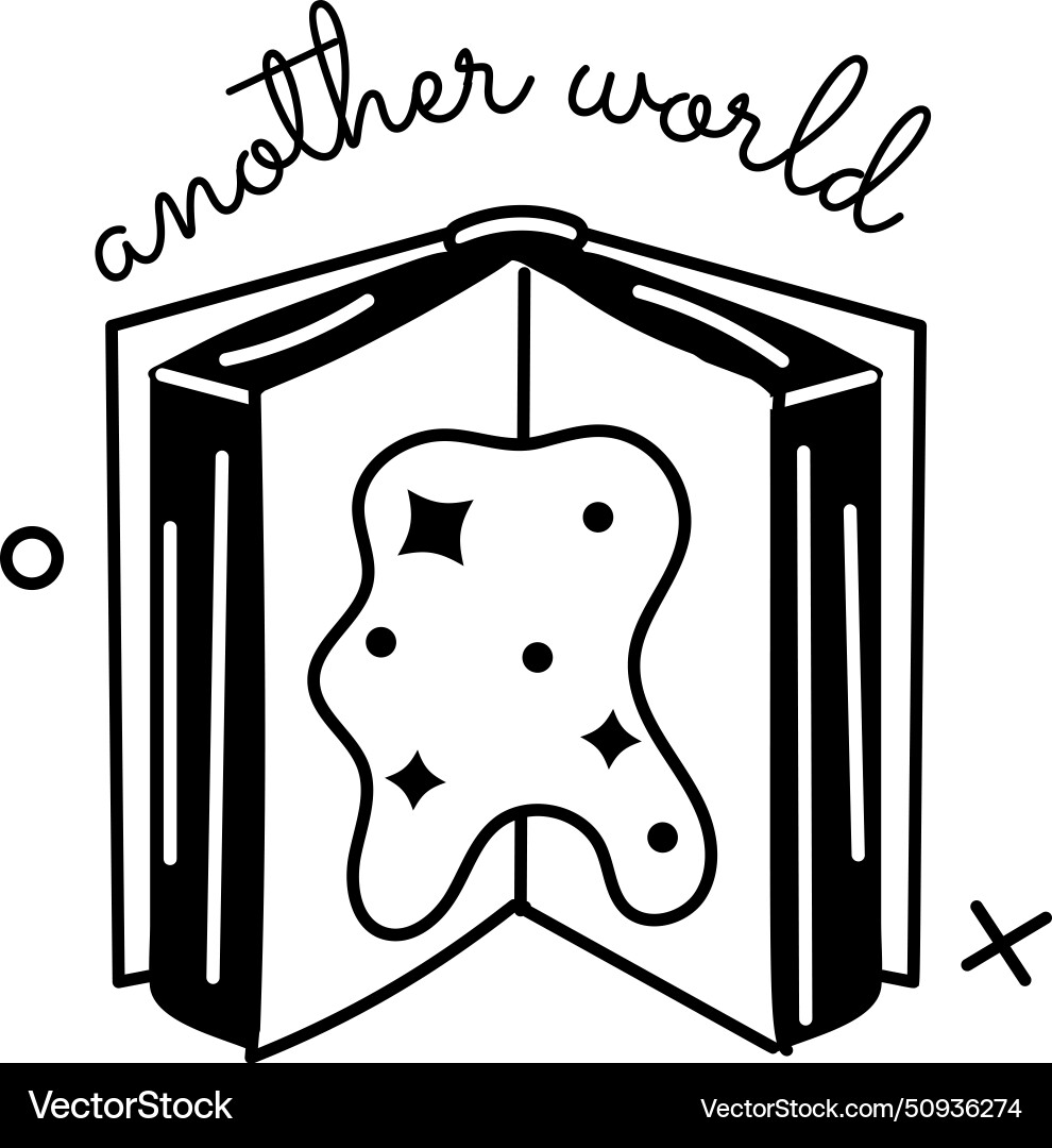 Fantasy book Royalty Free Vector Image - VectorStock