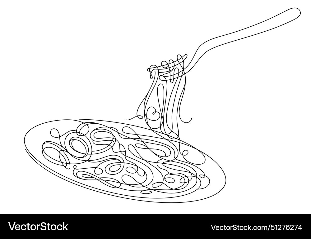 Spaghetti line art for decoration minimalism Vector Image