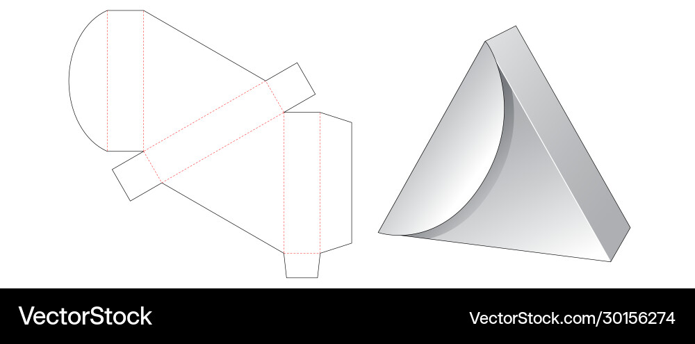 Printable Triangle Gift Box Templates Triangle Gift Box And Triangle