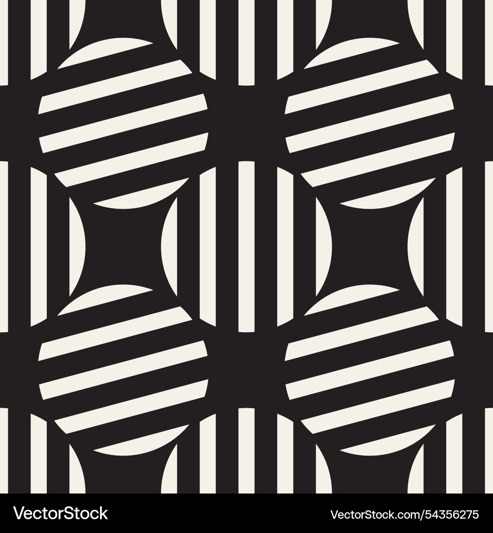 Seamless pattern repeating geometric elements Vector Image