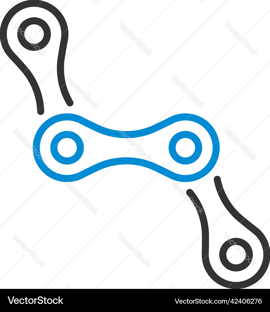 Bike chain icon Royalty Free Vector Image - VectorStock