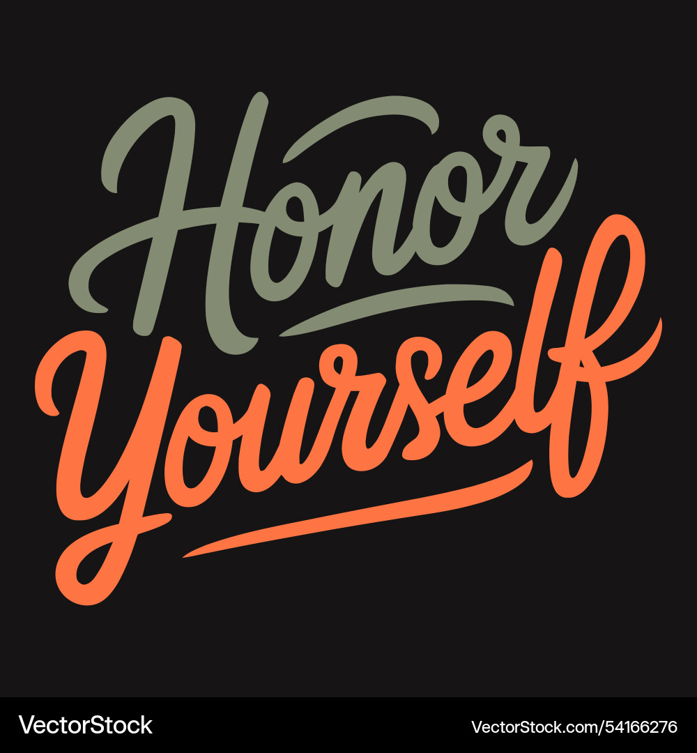 Celebrate yourself recognize and appreciate Vector Image