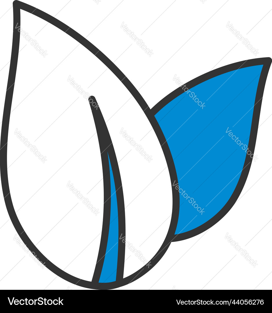 Spa leaves icon Royalty Free Vector Image - VectorStock