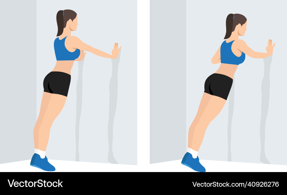 Wall Push Up 6 Moves That'll Work Your Abs, Butt, And Thighs In The