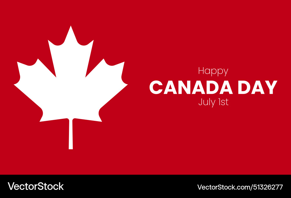 Canada day10 Royalty Free Vector Image - VectorStock