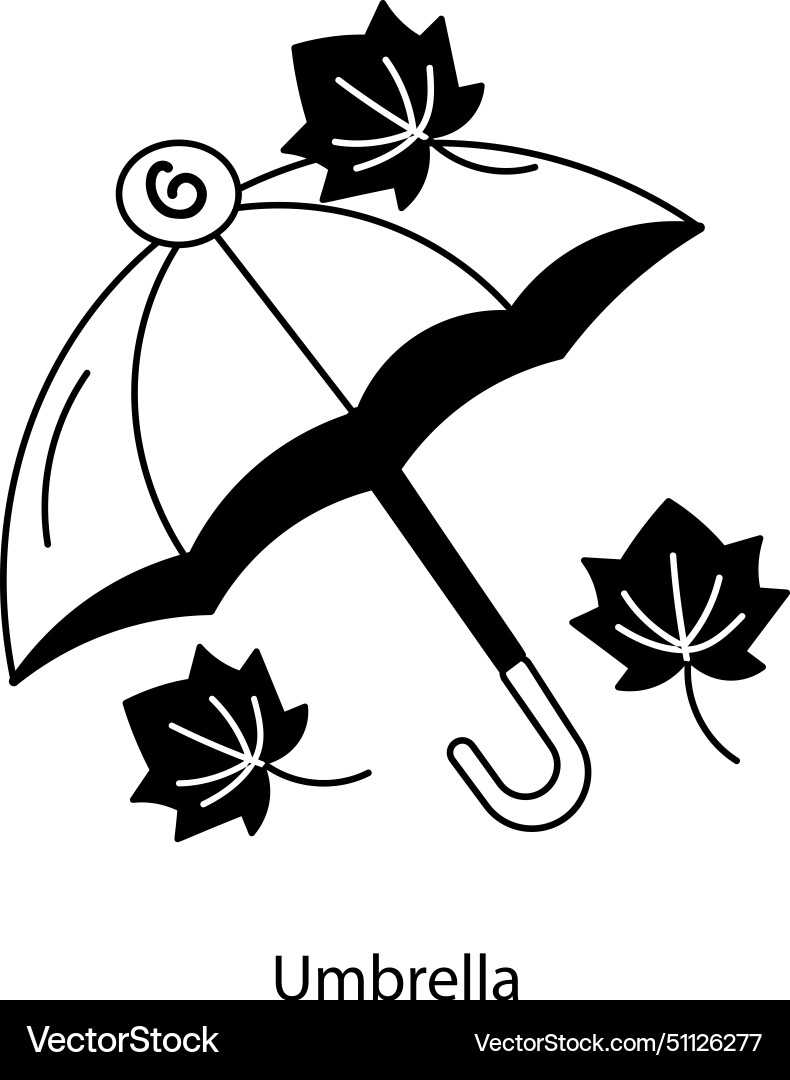 Umbrella Royalty Free Vector Image - VectorStock