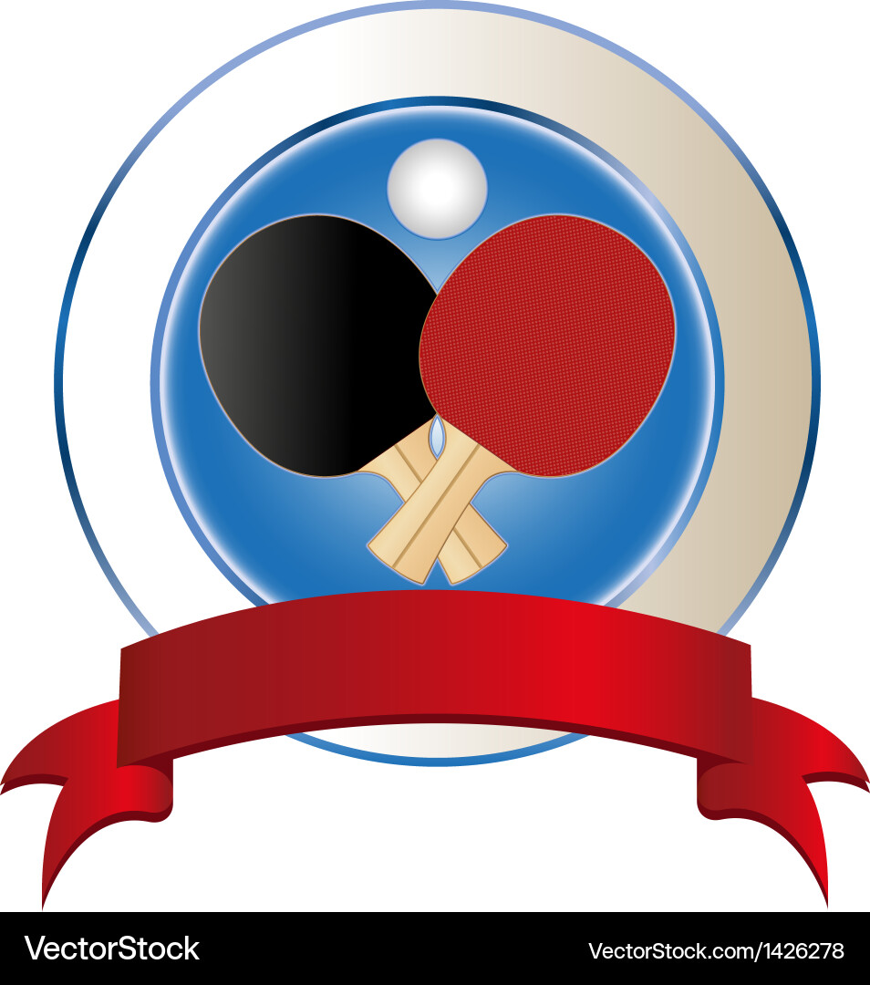 Table tennis Royalty Free Vector Image - VectorStock