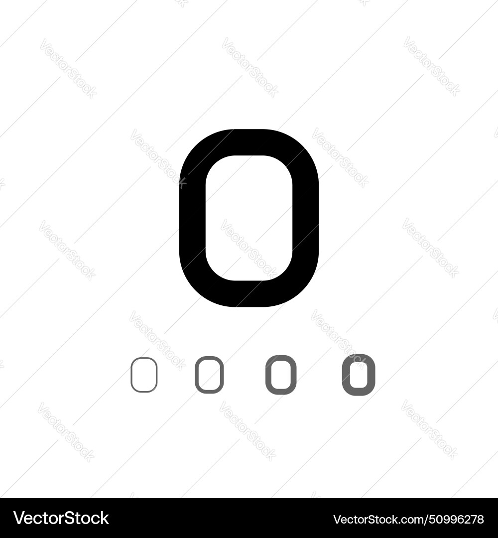 Technical digital alphabet font letter set Vector Image