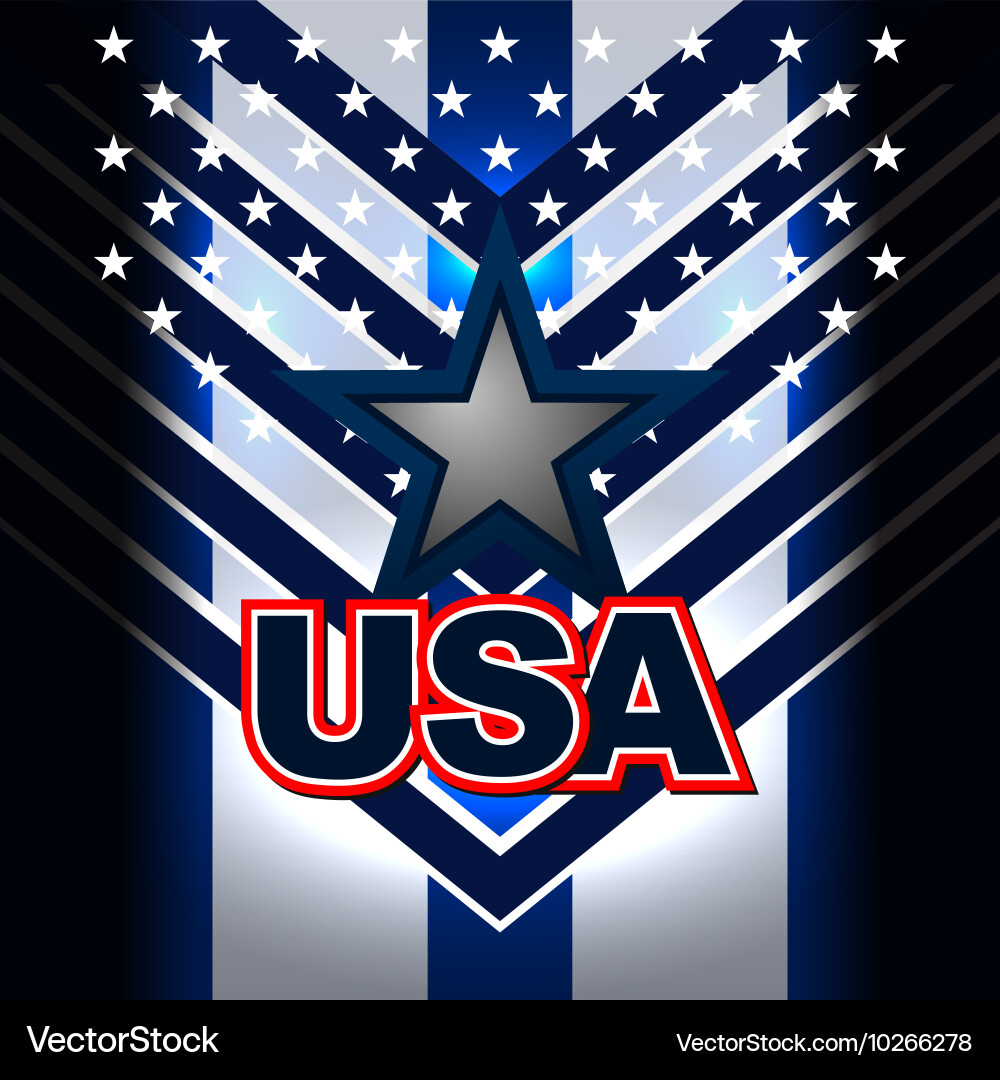 Usa nation flag backgrounds Royalty Free Vector Image